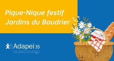 Pique-Nique Festif aux jardins du Baudrier - Adapei35